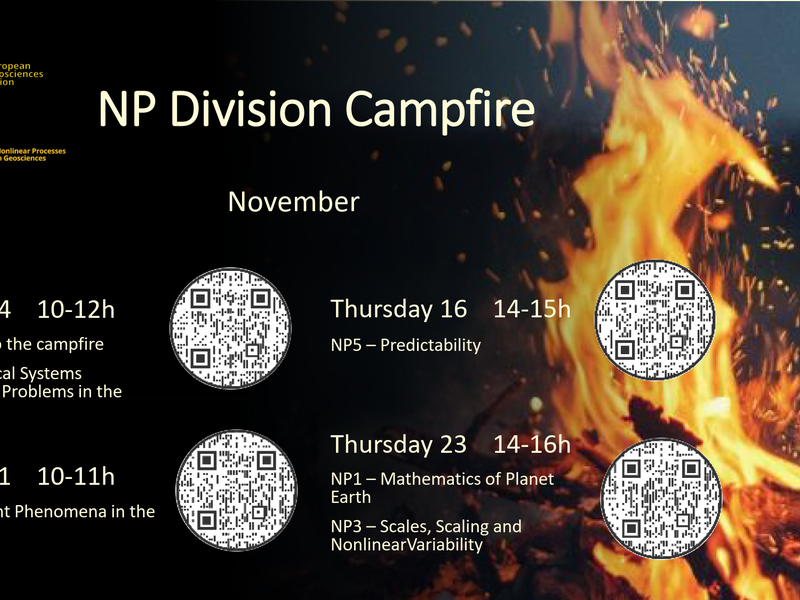 EGU - Outreach - Webinars and online events - Introduction to the Campfire & NP2 Dynamical ...